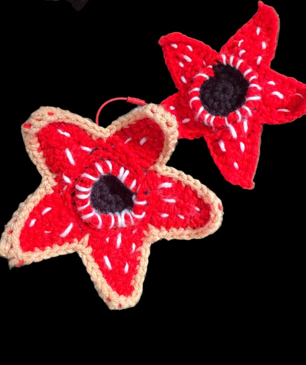 Demogorgon Crochet Keychain – Spooky Cute Mini Monster – Creatures And ...